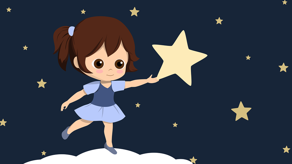 Download Girl, Dream, Stars. Royalty-Free Stock Illustration Image ...