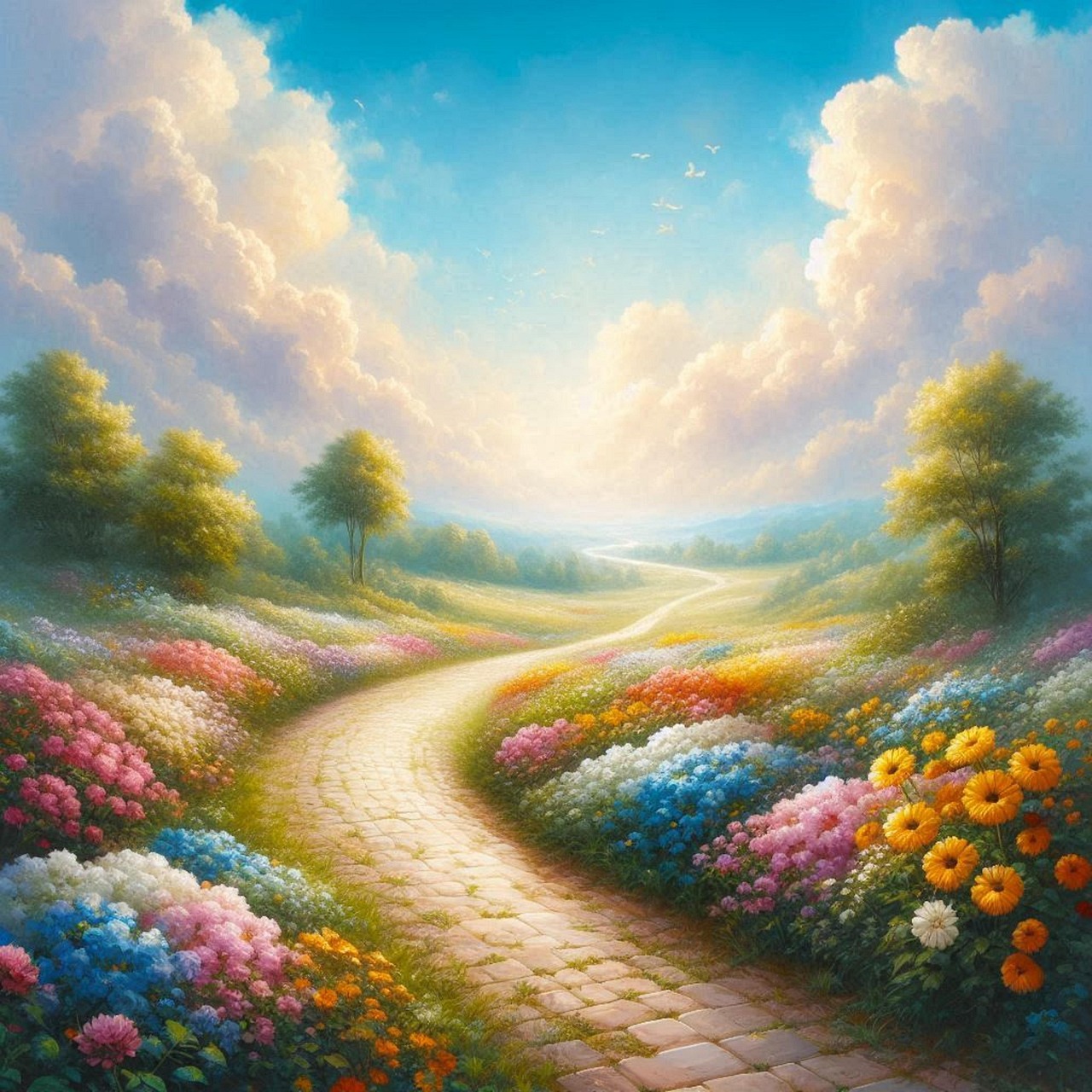 Download Path, Nature, Landscape. Royalty-Free Stock Illustration Image ...
