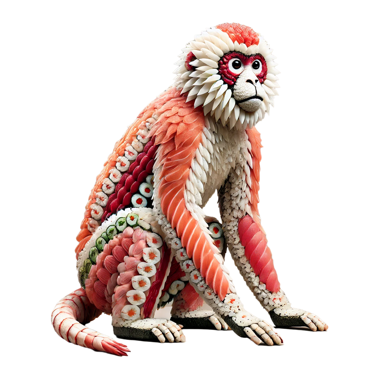 Download Ai Generated, Shushi Monkey, Monkey. Royalty-Free Stock ...