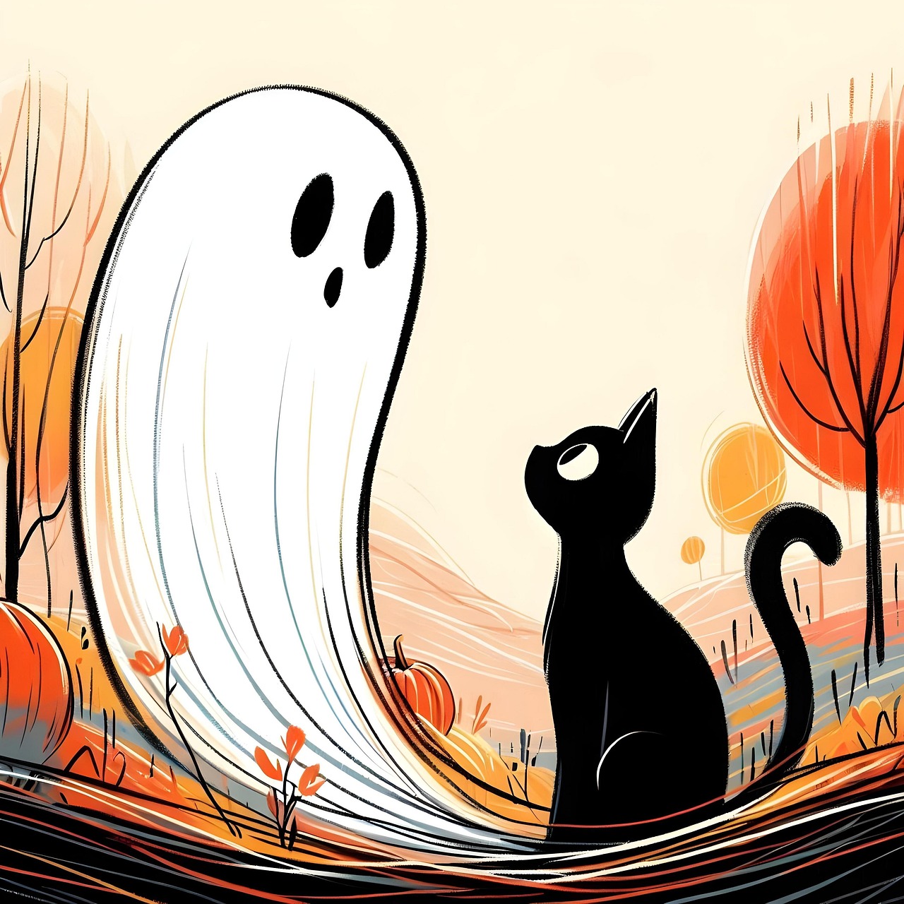Explore 15,608+ Free Ghost Cat Illustrations: Download Now - Pixabay