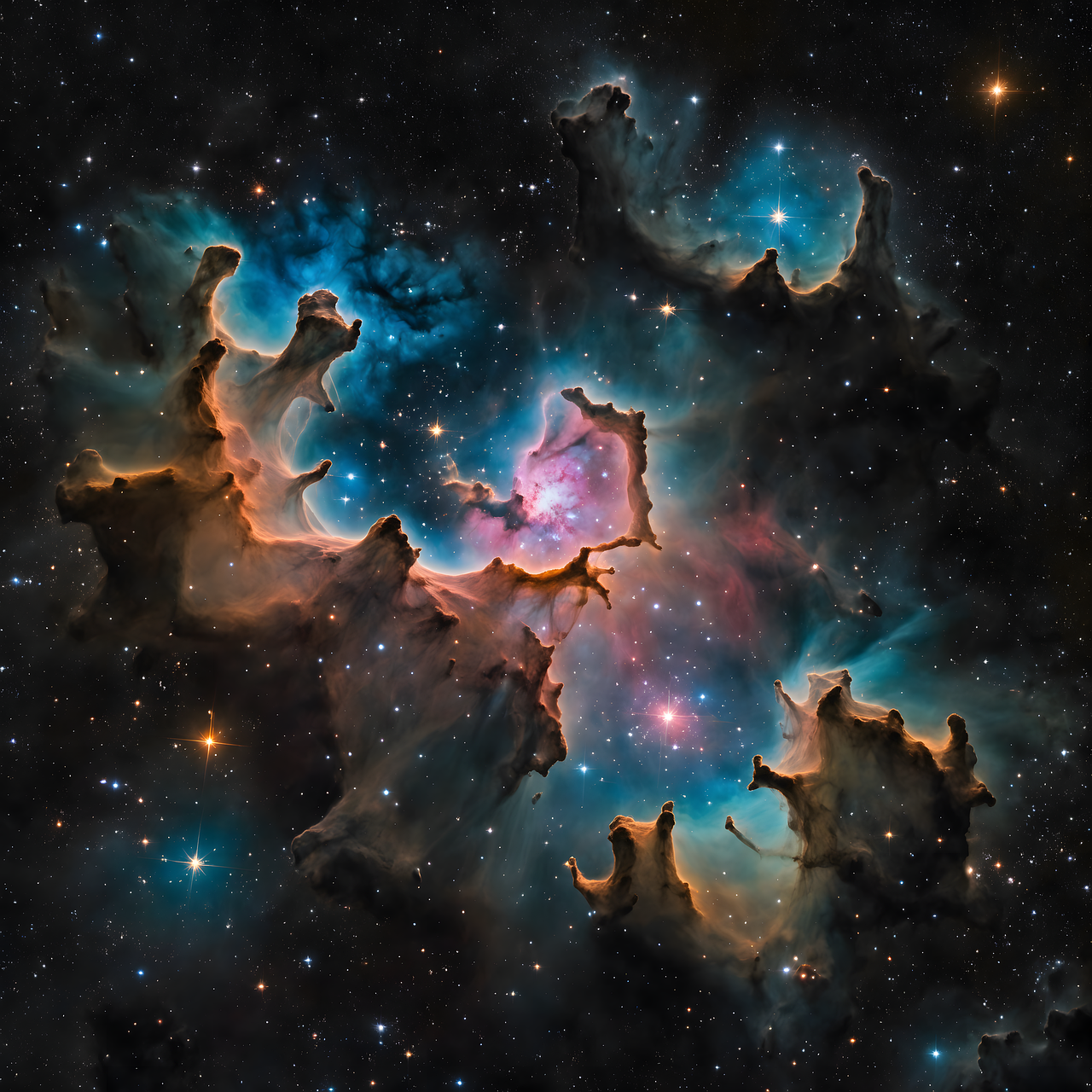 Download Ai Generated, Stars, Space. Royalty-Free Stock Illustration ...