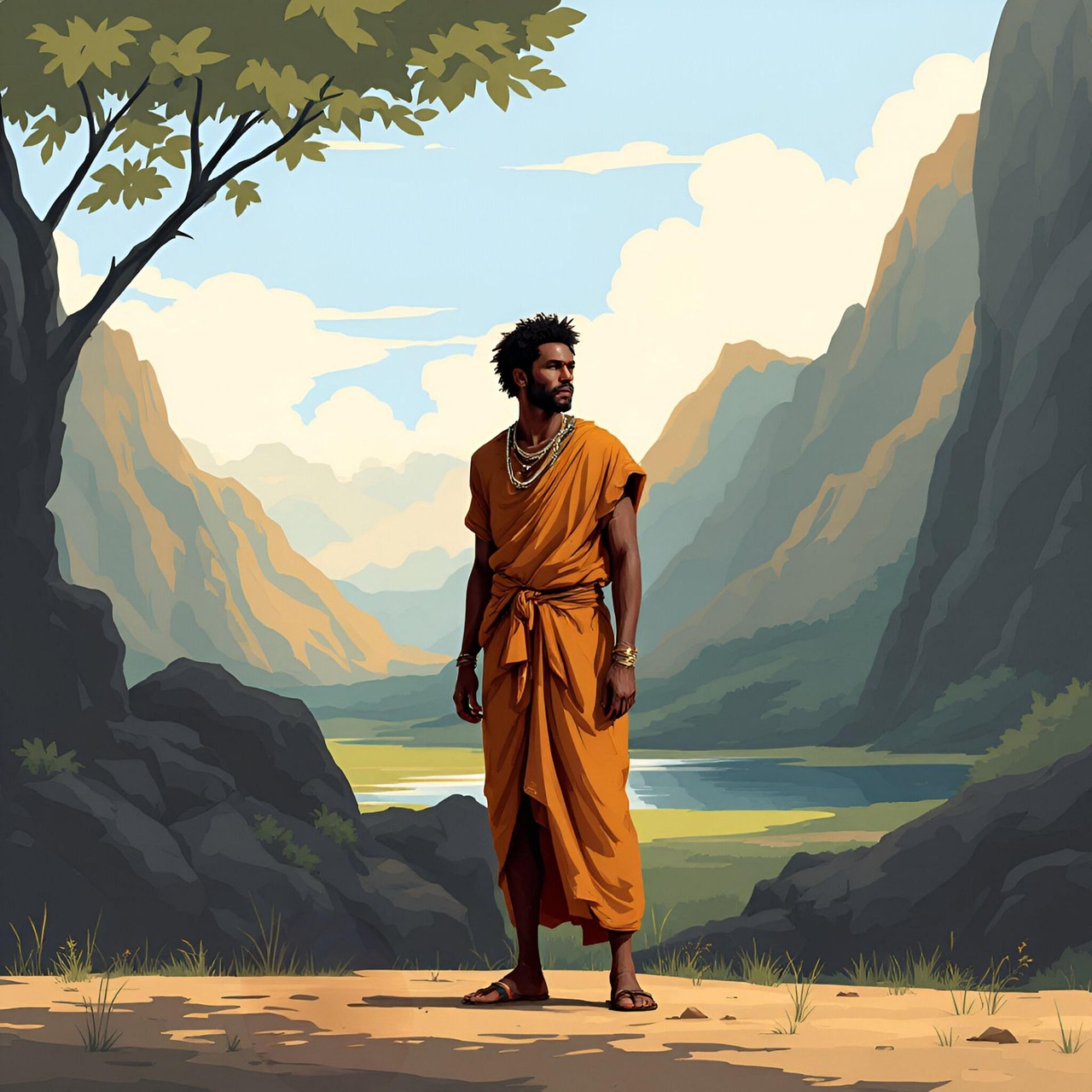 Download Man, Africa, Culture. Royalty-Free Stock Illustration Image ...