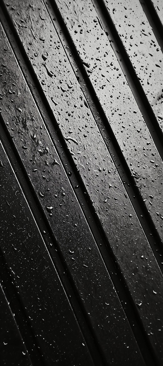 Download Black Metal, Rain Droplets, Textured Surface. Royalty-Free ...