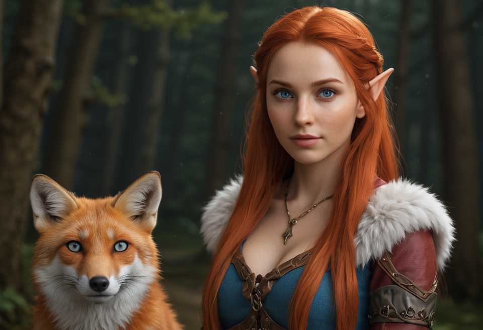 Download Ai Generated, Elf, Fox. Royalty-Free Stock Illustration Image ...