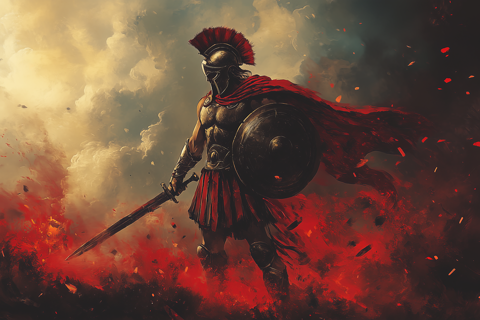 Download Warrior, God, Ares. Royalty-Free Stock Illustration Image ...