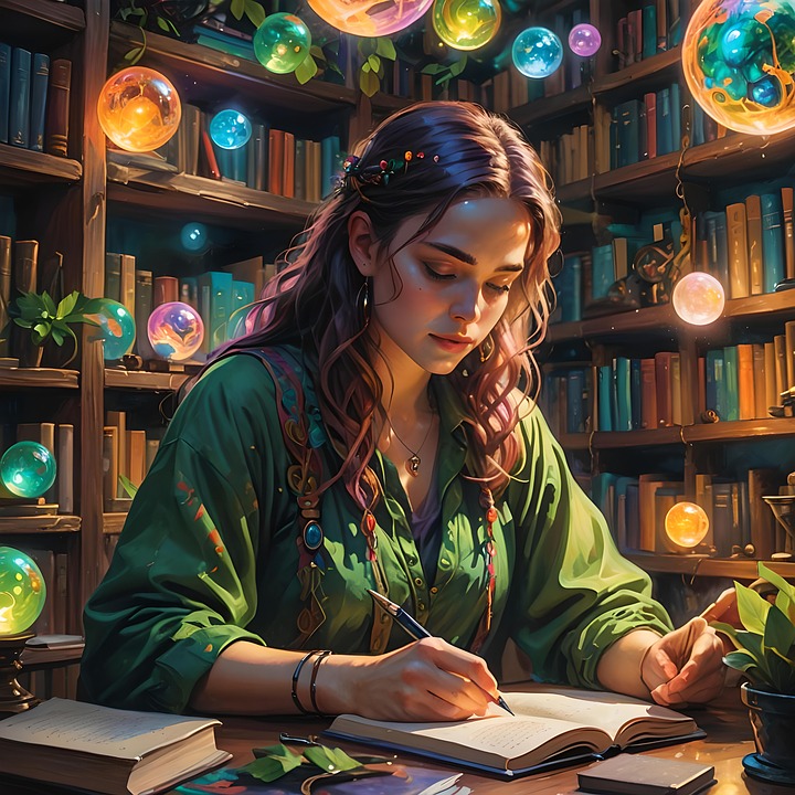 Download Girl, Writer, Writing. Royalty-Free Stock Illustration Image ...