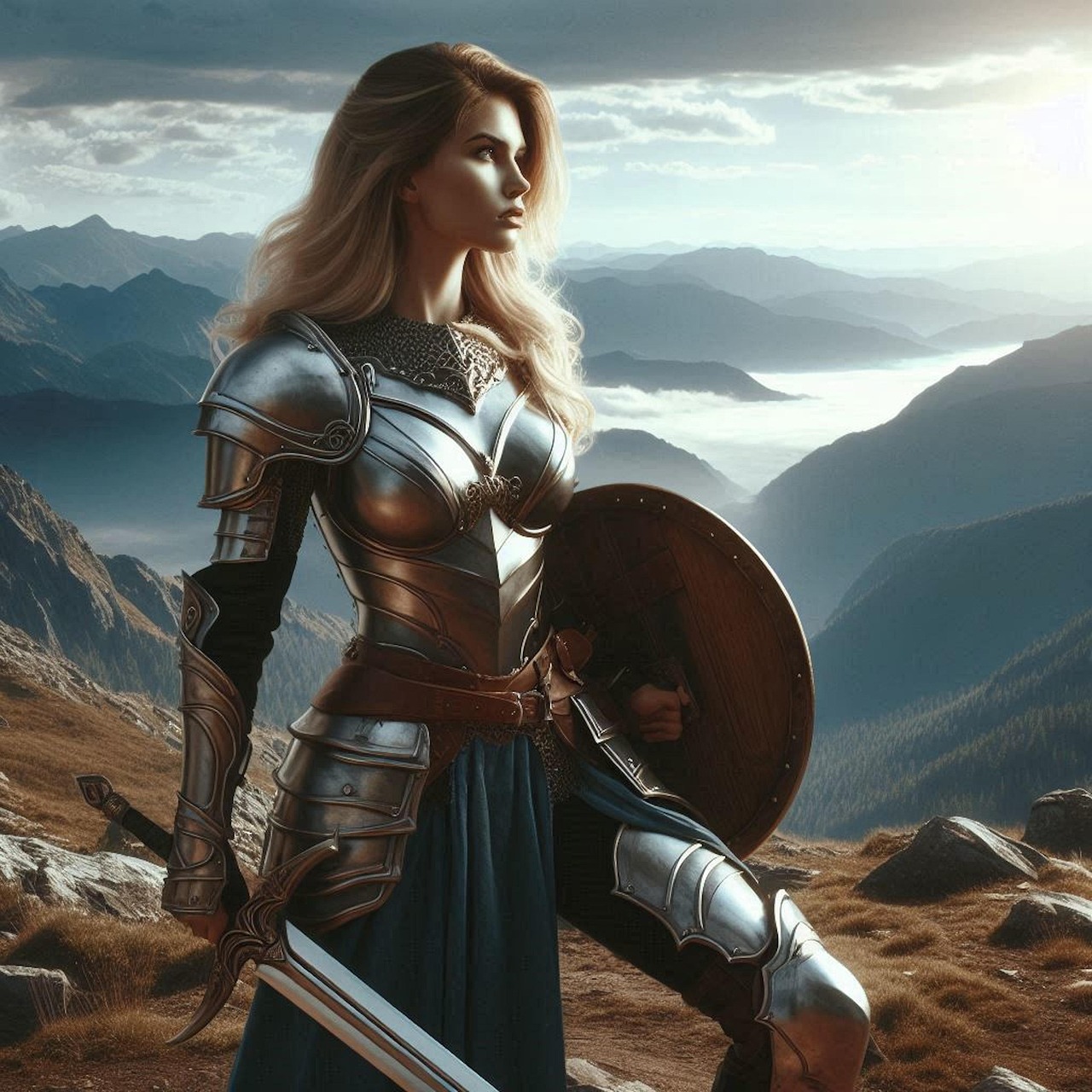 Download Warrior, Strong, Brave. Royalty-Free Stock Illustration Image ...