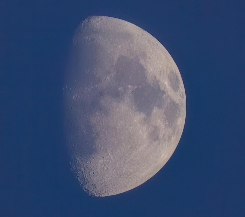 Crescent Moon Craters Celestial - Free photo on Pixabay