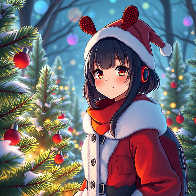 Noël Anime Fille - Image gratuite sur Pixabay