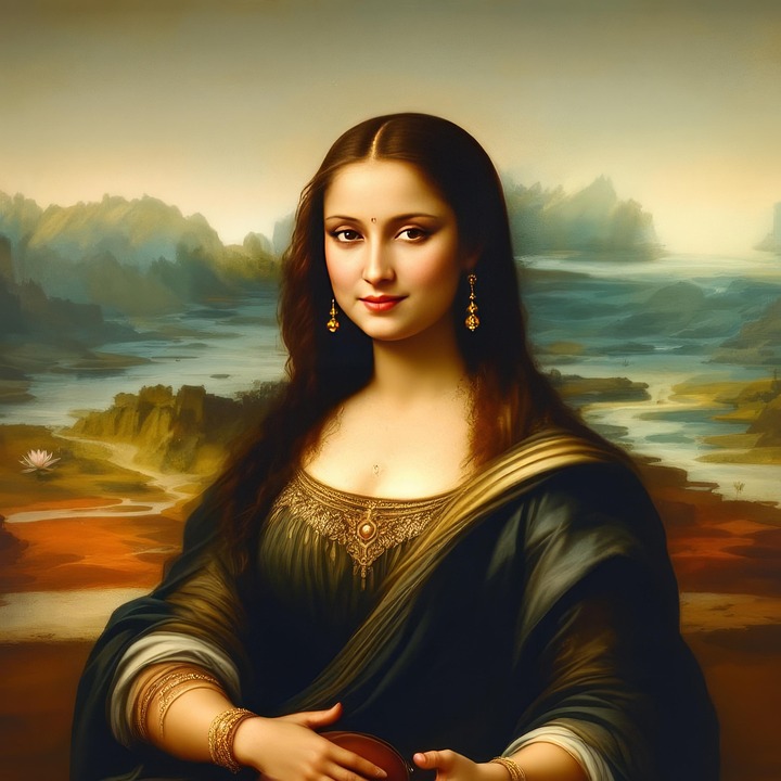 Saraswati Mona Lisa Déesse De La - Image gratuite sur Pixabay