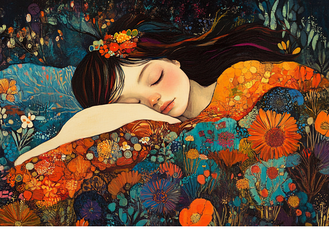Download Sleeping Girl, Girl, Sleeping. Royalty-Free Stock Illustration ...