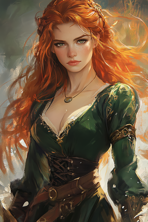 Download Ai Generated, Woman, Celtic. Royalty-Free Stock Illustration ...
