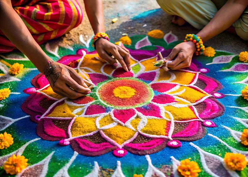 Download Ai Generated, Rangoli, Culture. Royalty-Free Stock ...