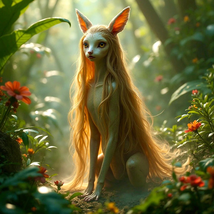 Download Ai Generated, Female, Nature. Royalty-Free Stock Illustration ...
