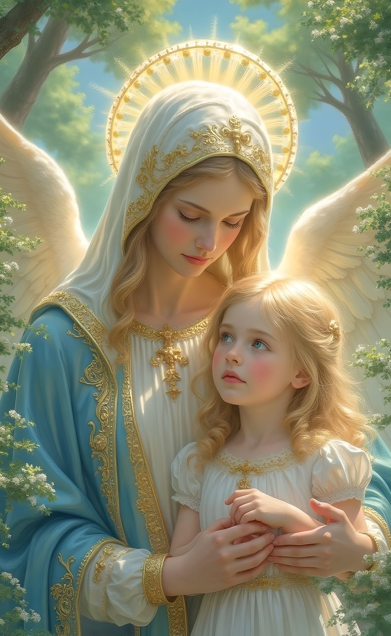 Download Ai Generated, Guardian Angel, Child. Royalty-Free Stock ...