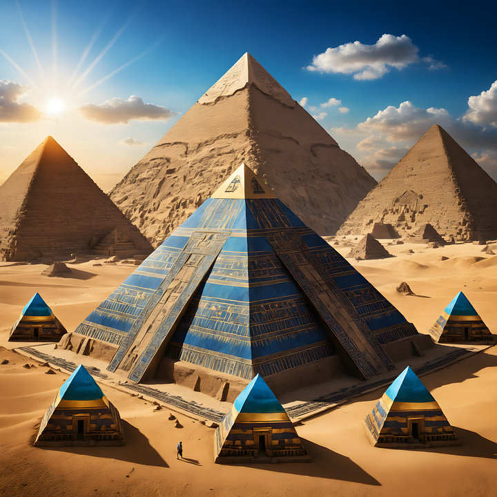 Download Ai Generated, Pyramid, Art. Royalty-Free Stock Illustration ...