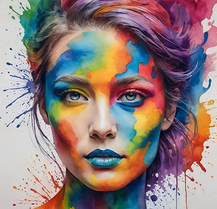 Download Body Painting, Woman, Model. Royalty-Free Stock Illustration ...