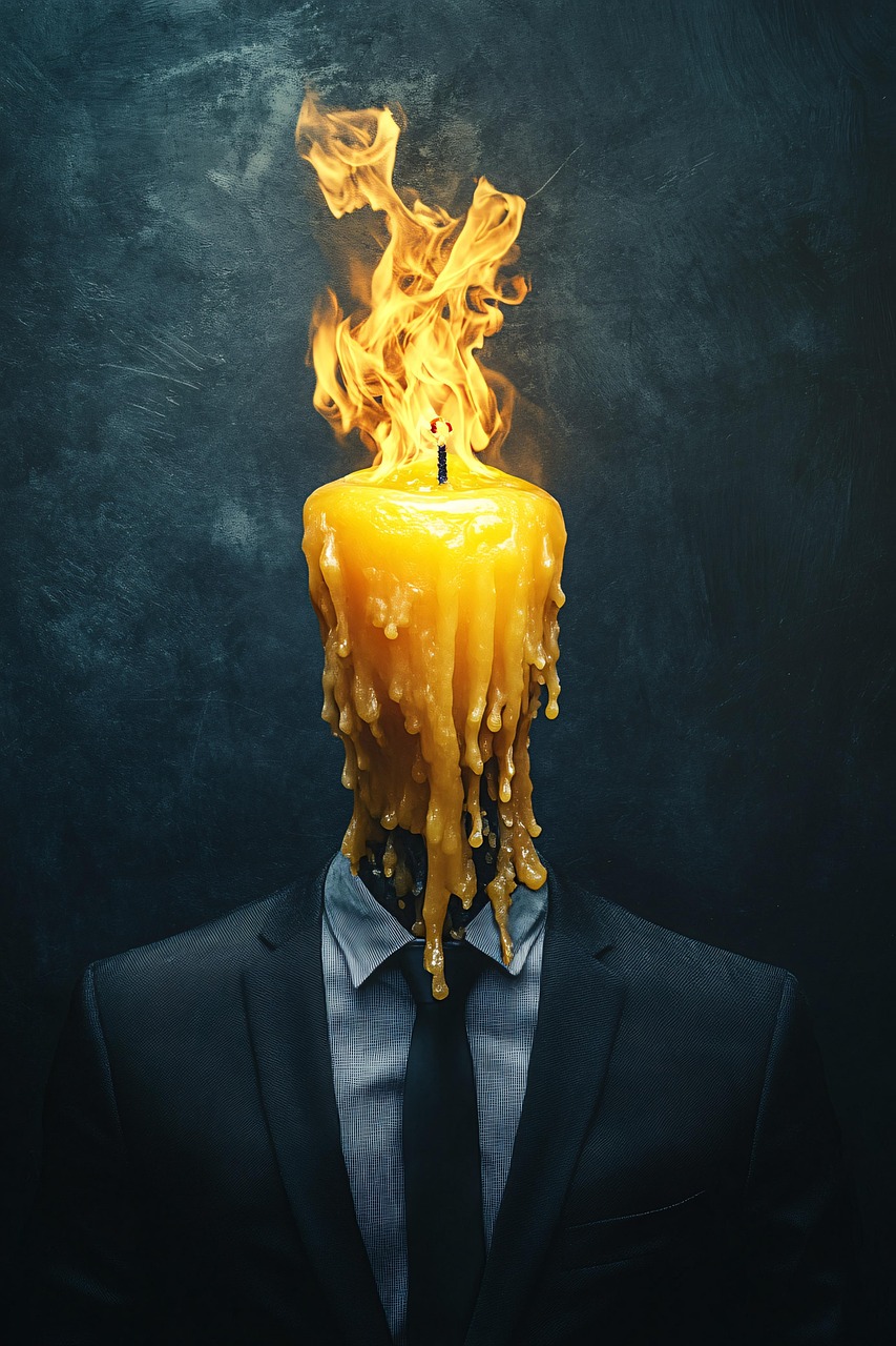 Download Ai Generated, Candle, Man. Royalty-Free Stock Illustration ...