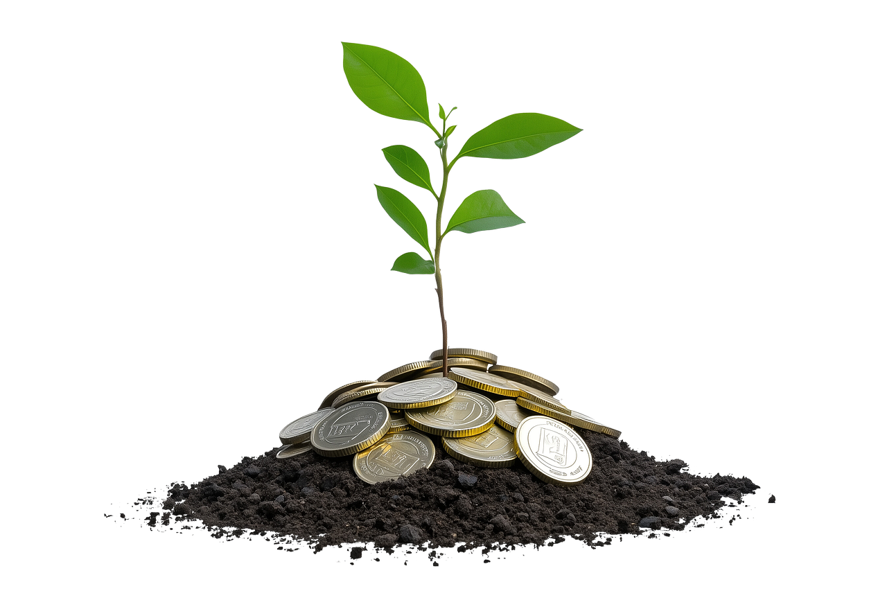 Download Plant, Money, Coins. Royalty-Free Stock Illustration Image ...