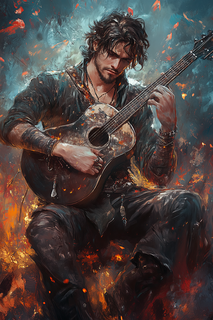 Download Man, Guitar, Bard. Royalty-Free Stock Illustration Image - Pixabay