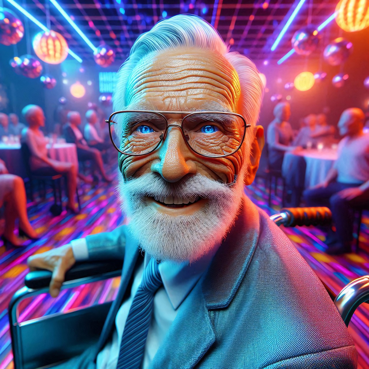 Download Ai Generated, Man, Wheelchair. Royalty-Free Stock Illustration ...