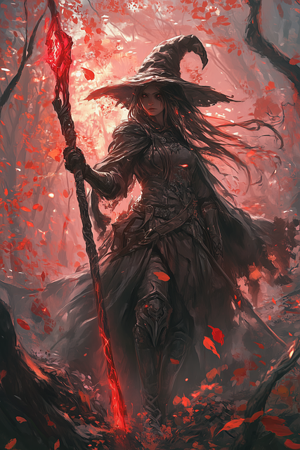 Download Woman, Warrior, Magic. Royalty-Free Stock Illustration Image ...