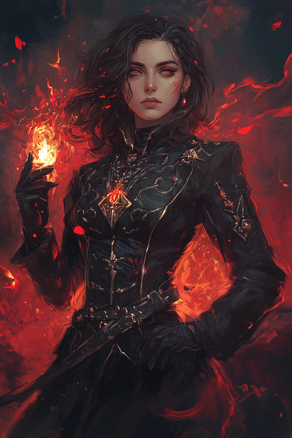 Download Woman, Warrior, Magic. Royalty-Free Stock Illustration Image ...