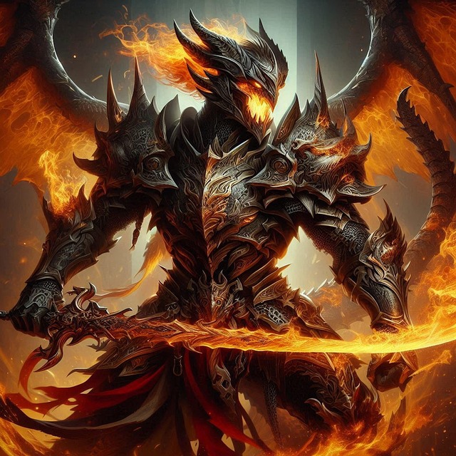 Download Warrior, Fire, Fantasy. Royalty-Free Stock Illustration Image ...