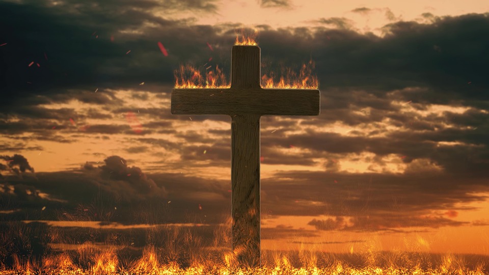 Cross Flames Burn - Free photo on Pixabay