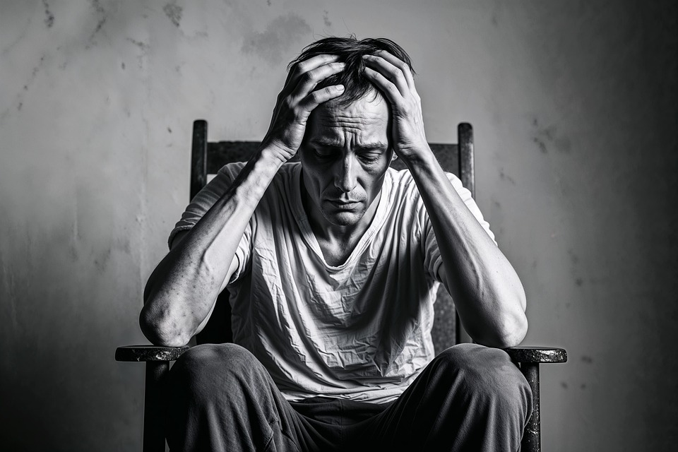 Download Ai Generated, Man, Depression. Royalty-Free Stock Illustration ...