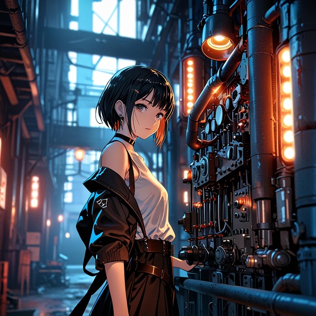 Download Ai Generated, Girl, Machine. Royalty-Free Stock Illustration ...