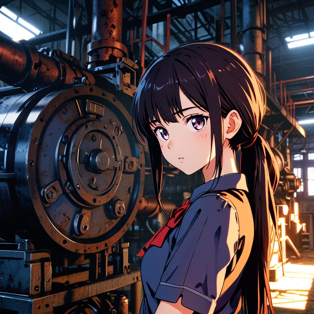 Download Ai Generated, Girl, Mechanic. Royalty-Free Stock Illustration ...