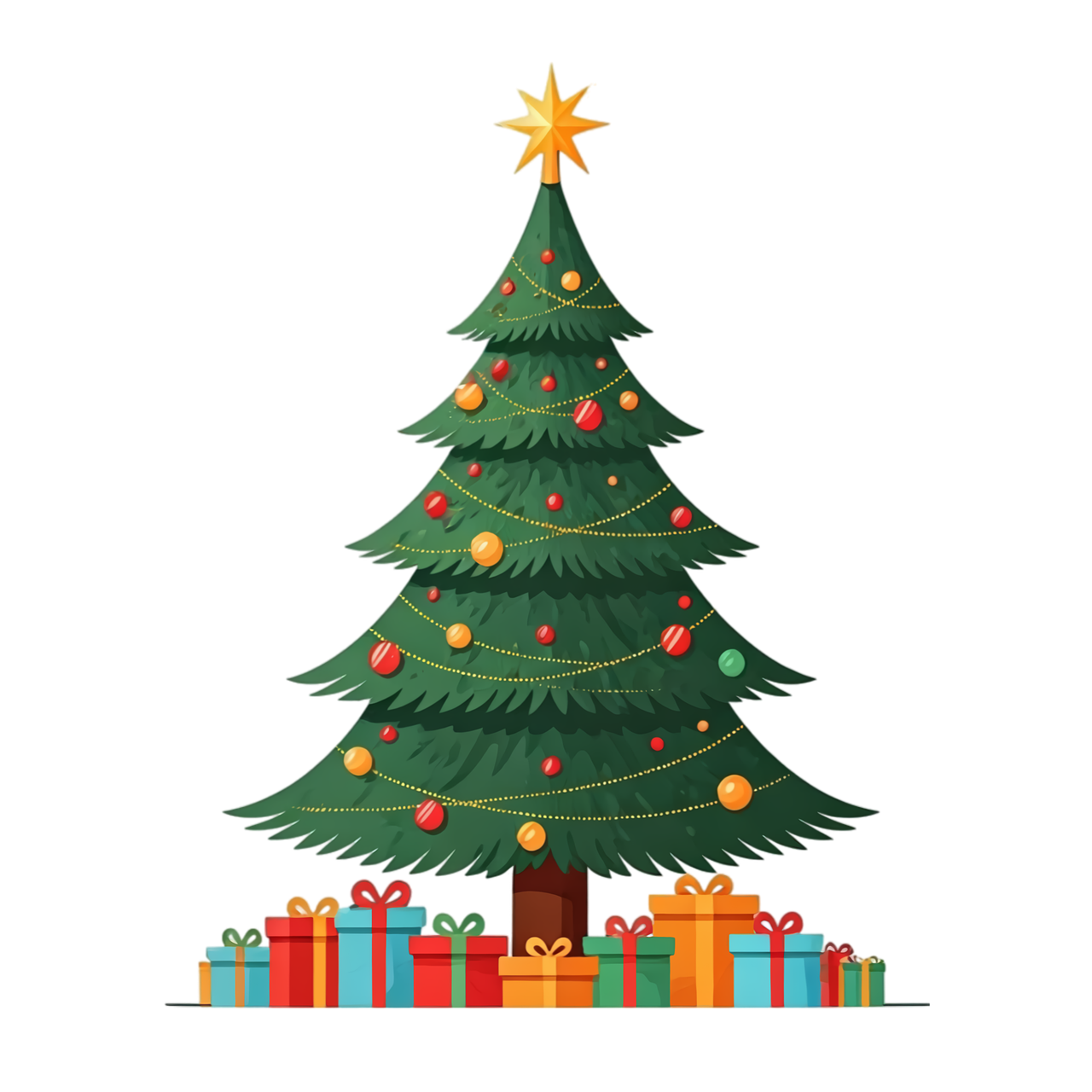 Download Ai Generated, Christmas Tree, Holiday. Royalty-Free Stock ...