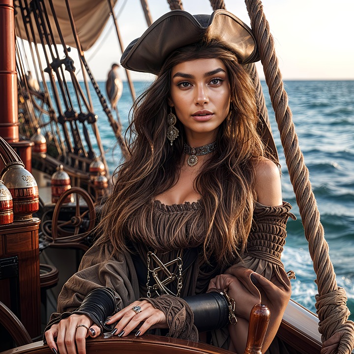 Download Pirate, Woman, Beauty. Royalty-Free Stock Illustration Image ...