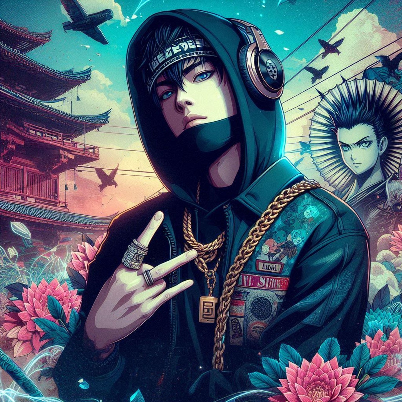 Download Japanese, Anime, Music. Royalty-Free Stock Illustration Image ...