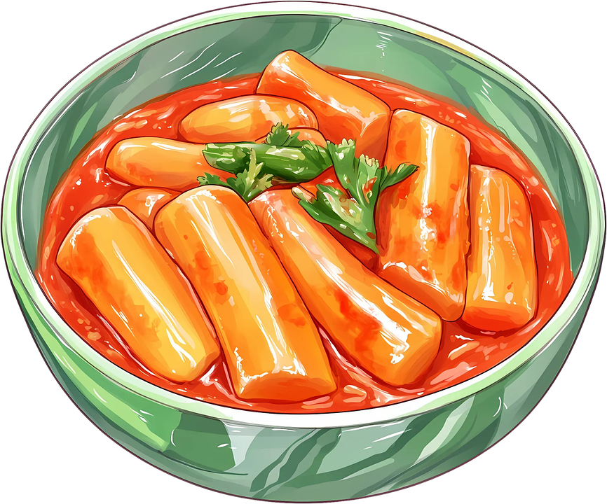 Download Tteokbokki, Snack Bar, Snack. Royalty-Free Stock Illustration ...