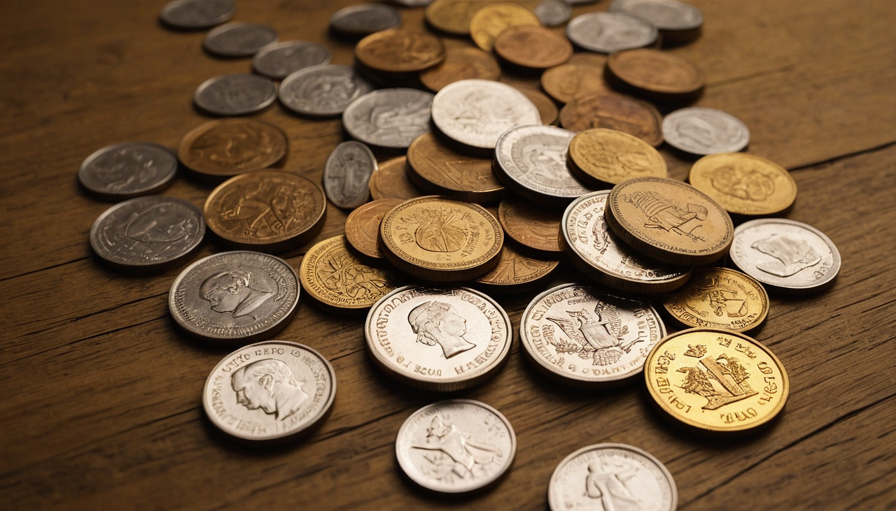 Download Coins, Money, Finance. Royalty-Free Stock Illustration Image ...