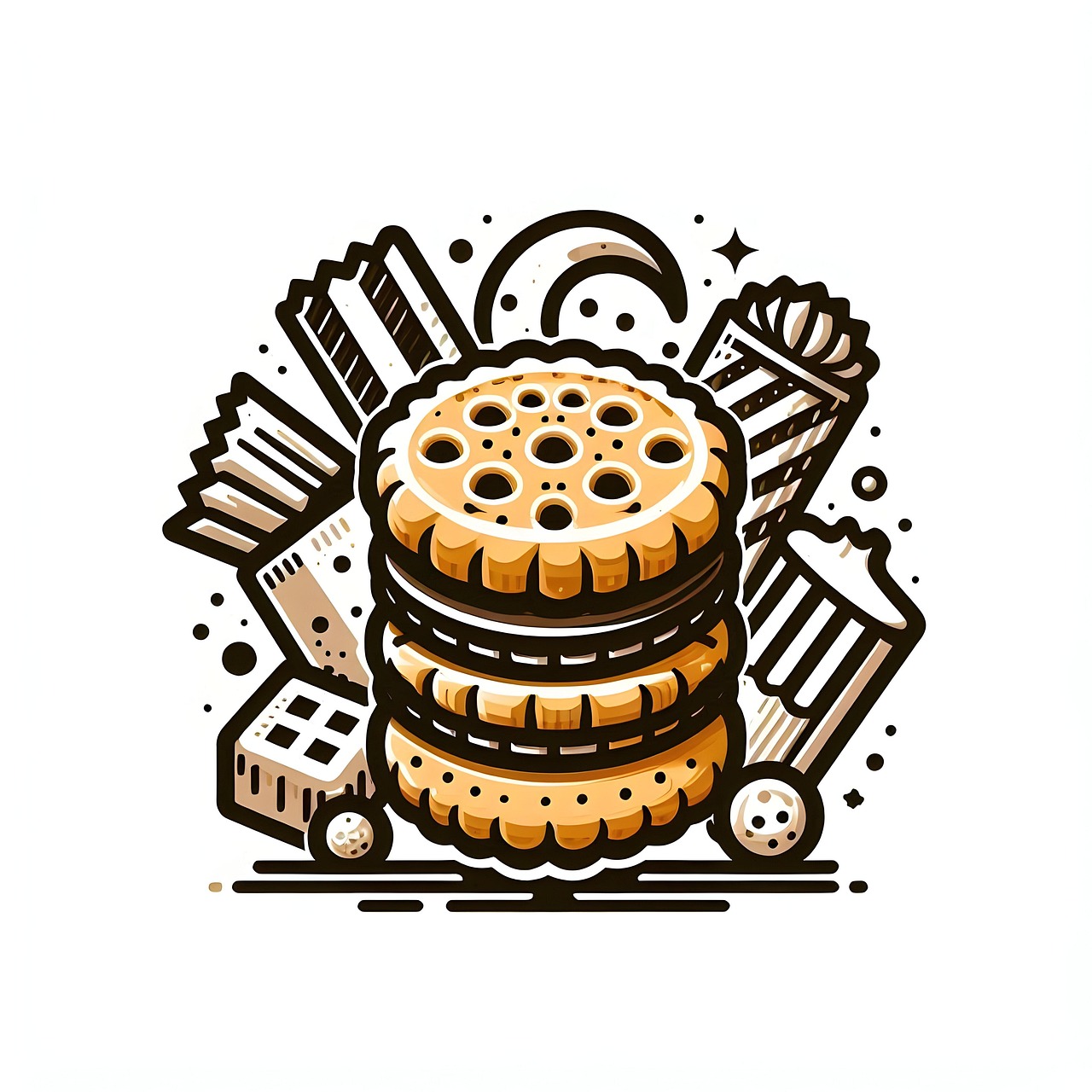 Download Ai Generated, Biscuits, Cookies. Royalty-Free Stock ...