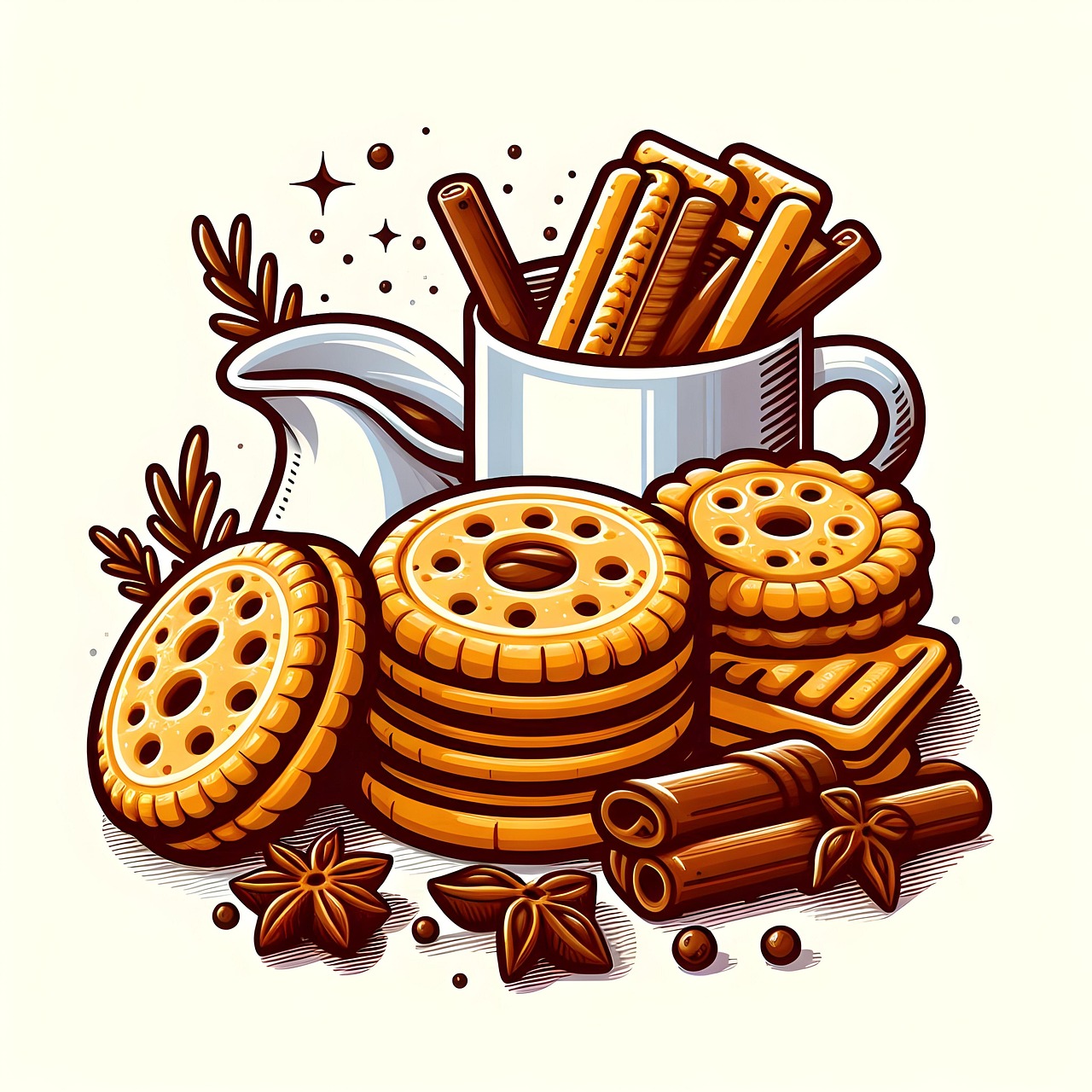 Download Ai Generated, Biscuits, Cookies. Royalty-Free Stock ...