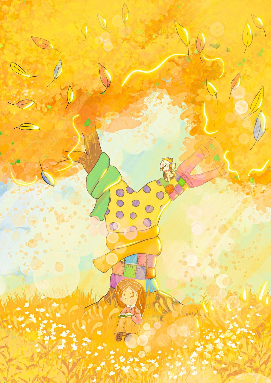 Download Girl, Fall, Autumn. Royalty-Free Stock Illustration Image ...