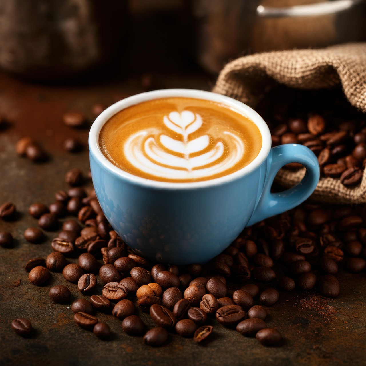 Download Ai Generated, Coffee, Latte. Royalty-Free Stock Illustration ...