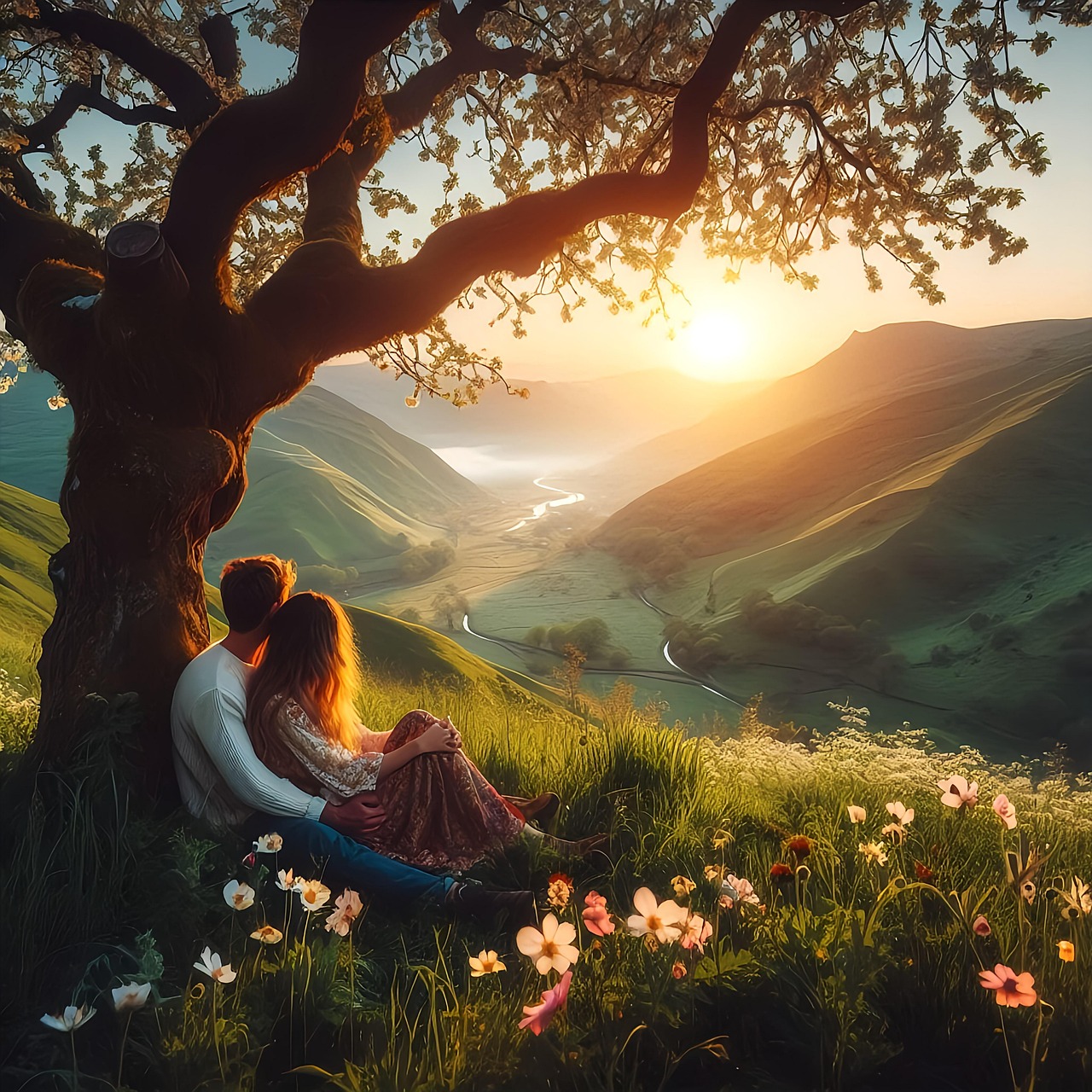 Download Couple, In Love, Love. Royalty-Free Stock Illustration Image ...
