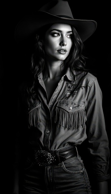 Download Ai Generated, Woman, Western. Royalty-Free Stock Illustration ...