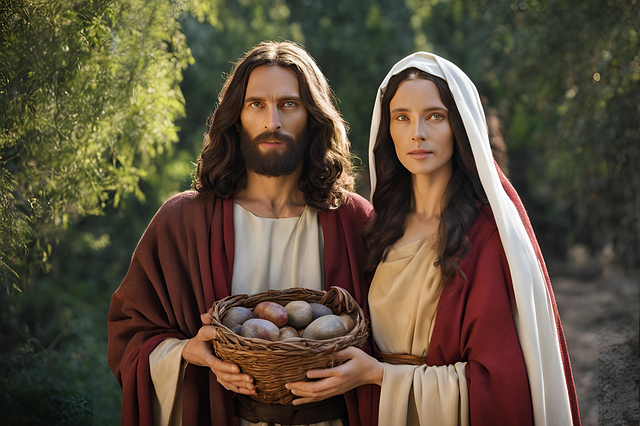 Download Jesus With Mary Magdalene, Jesus, Mary Magdalene. Royalty-Free ...