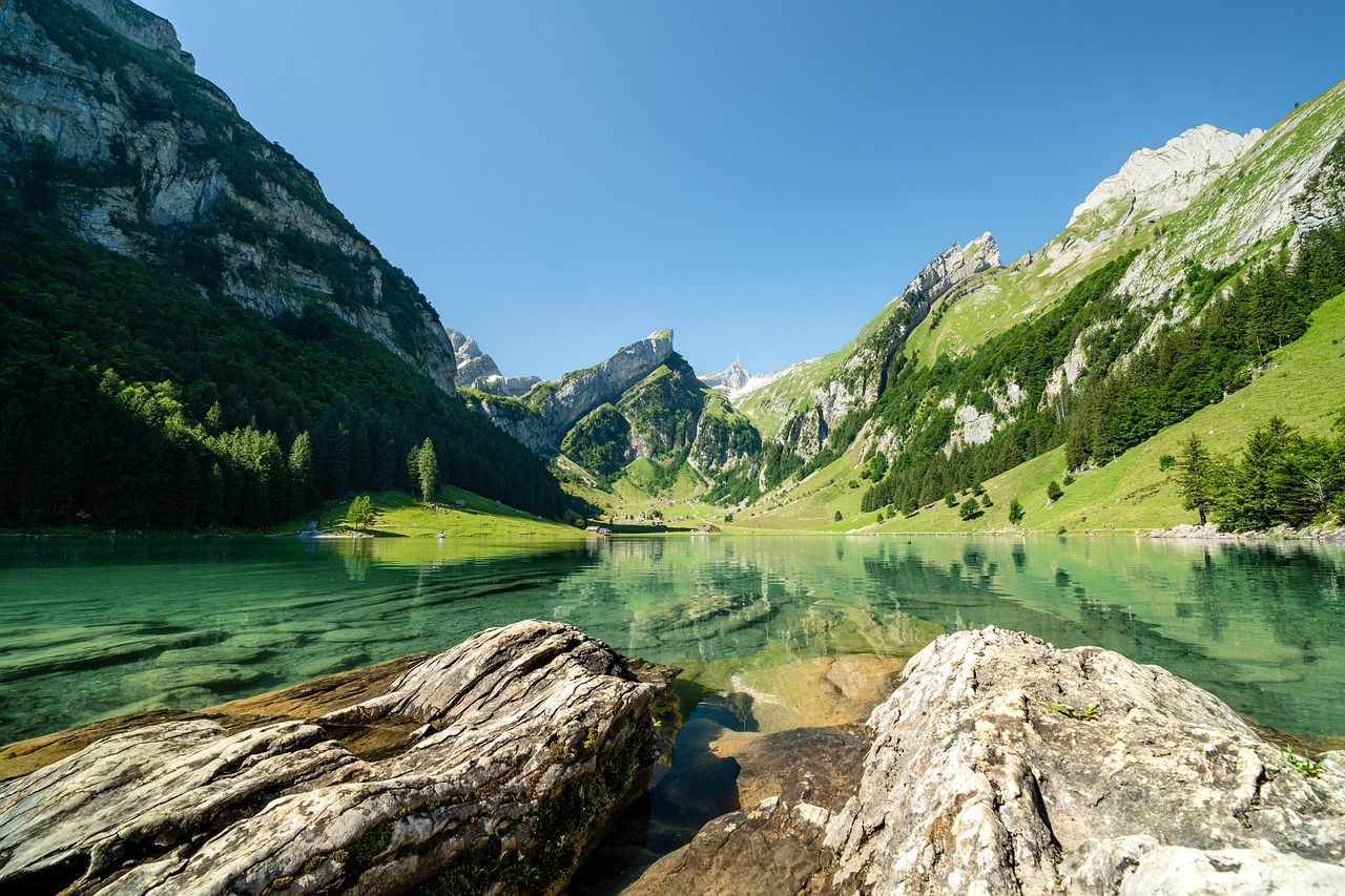 Seealpsee Berge See - Kostenloses Foto auf Pixabay