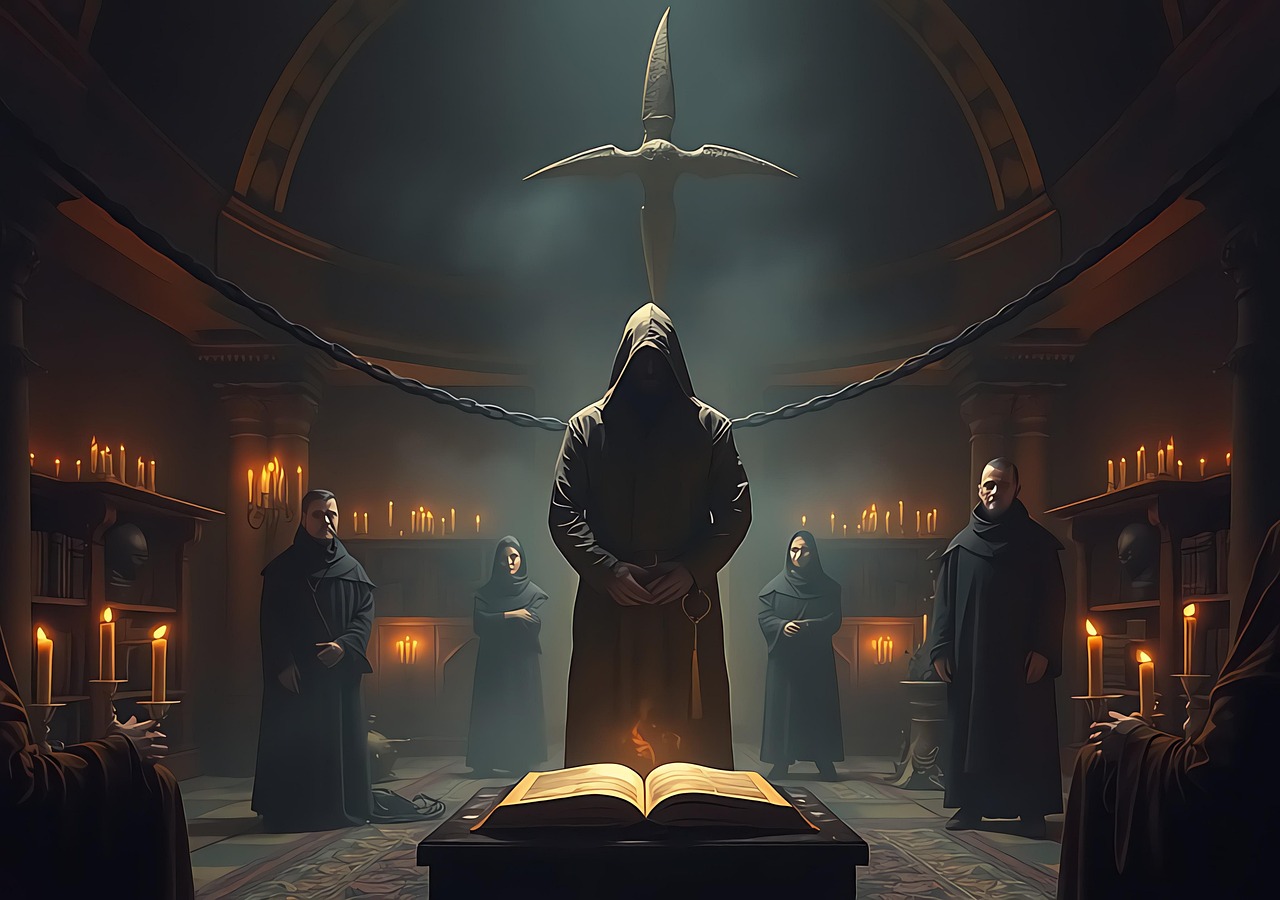 Download Secret, Occult, Gathering. Royalty-Free Stock Illustration ...