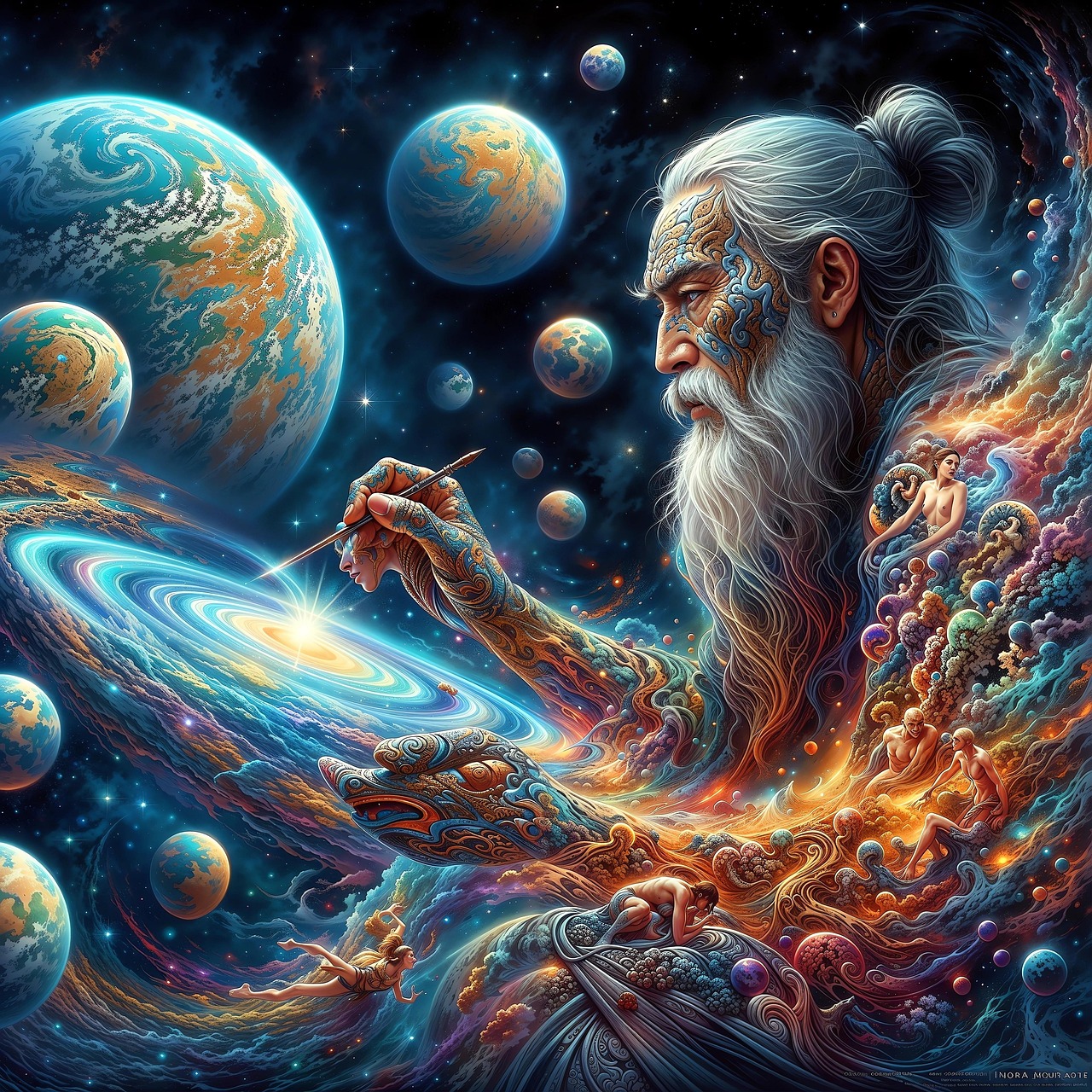 Download Cosmos, Universe, God. Royalty-Free Stock Illustration Image ...