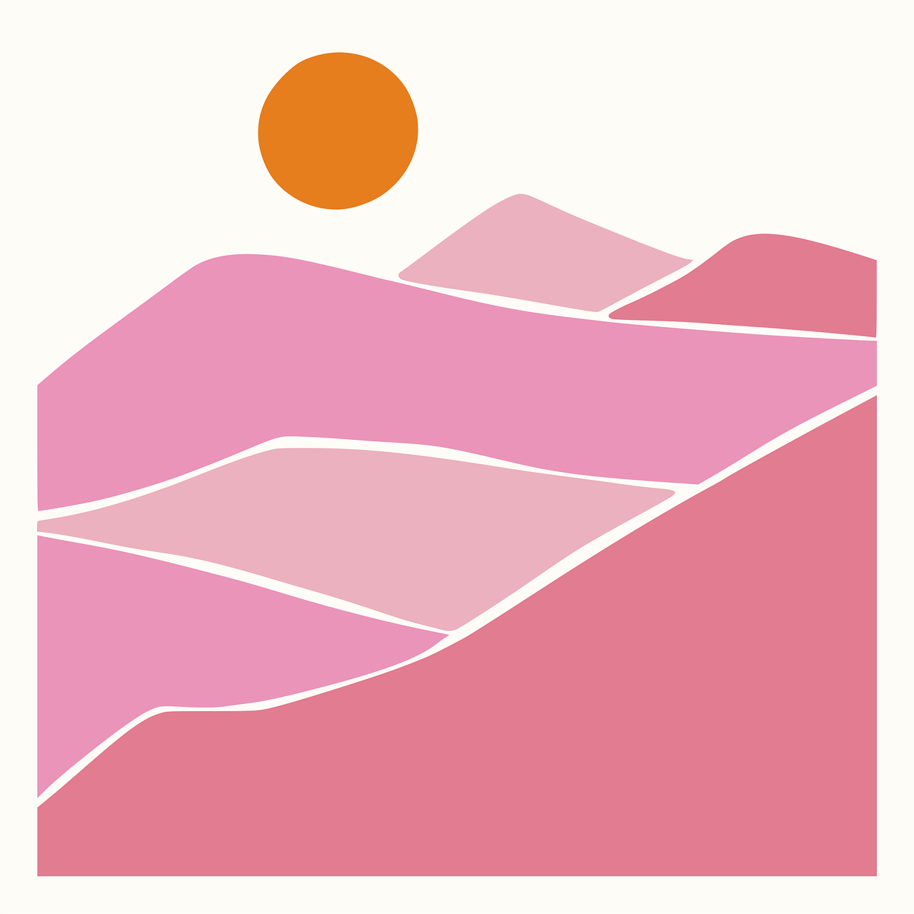 Download Landscape, Mountain, Naive. Royalty-Free Vector Graphic - Pixabay