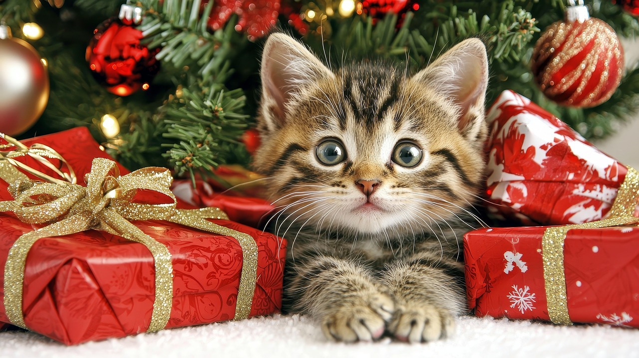Ai Generiert Katze Weihnachten - Kostenloses Bild auf Pixabay