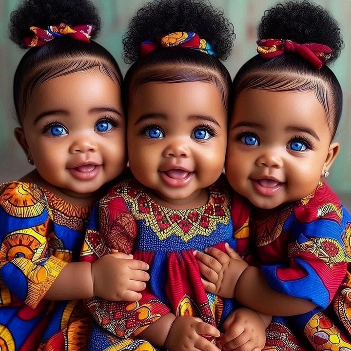 Download Girls, Triplets, African. Royalty-Free Stock Illustration ...